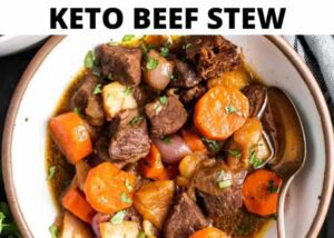 KETO BEEF STEW - Keto Recipes
