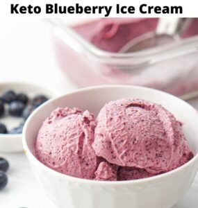 Keto Blueberry Ice Cream - Keto Recipes