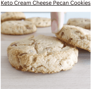 Keto Cream Cheese Pecan Cookies - Keto Recipes