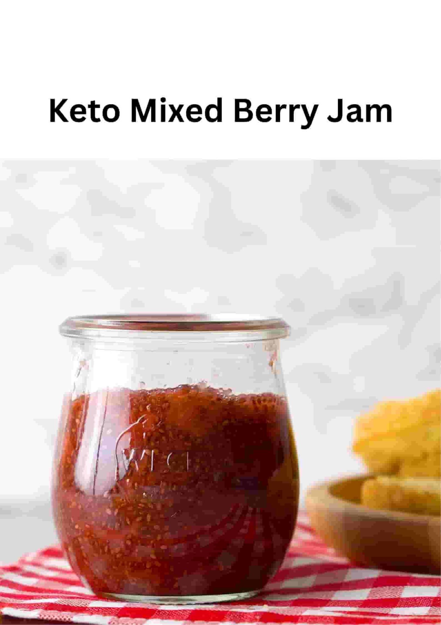 Keto Mixed Berry Jam - Keto Recipes