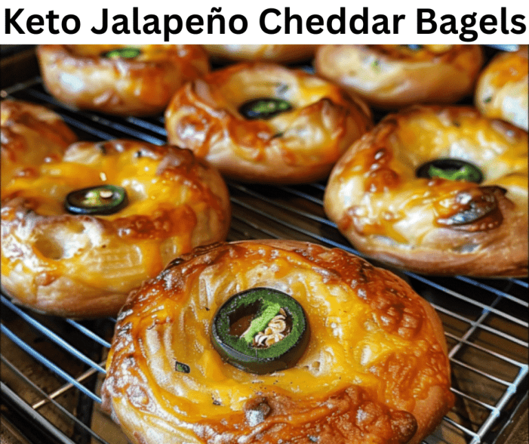 Keto Jalapeño Cheddar Bagels - Keto Recipes