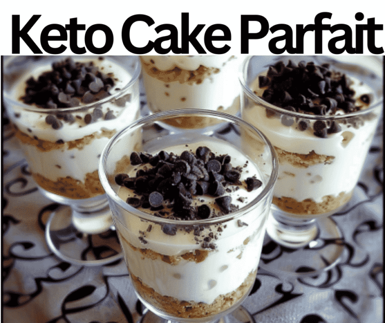 Keto Cake Parfait - Keto Recipes