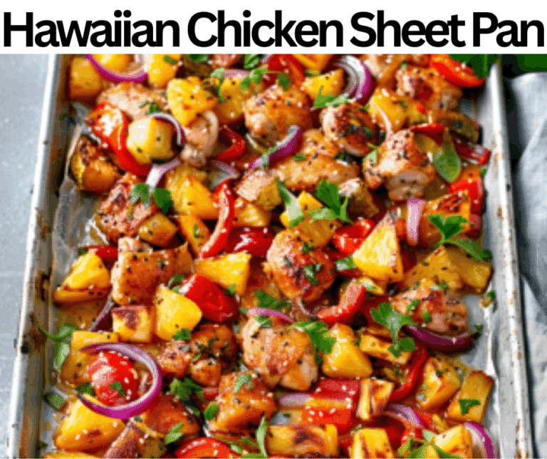 Keto Hawaiian Chicken Sheet Pan - Keto Recipes