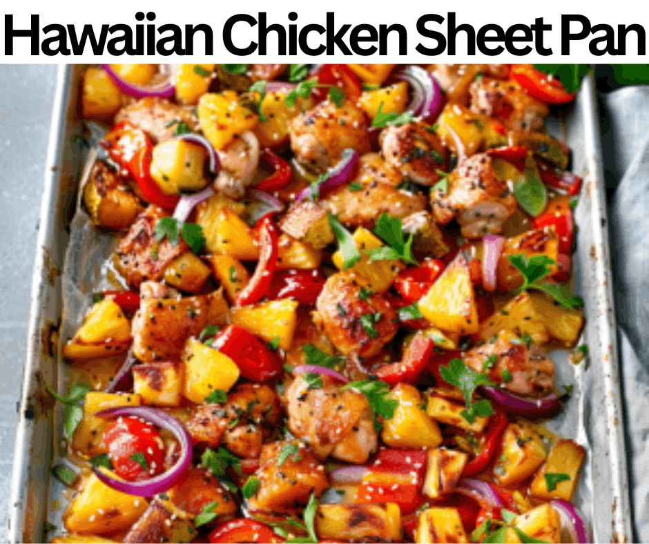 Keto Hawaiian Chicken Sheet Pan - Keto Recipes