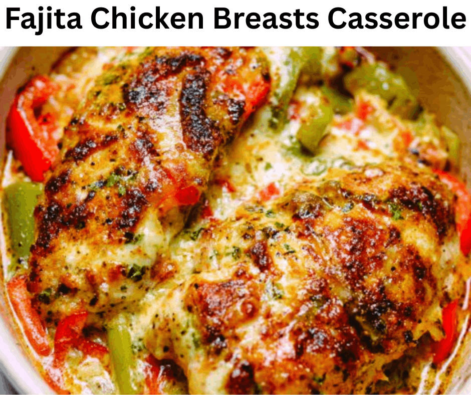 Anti-Inflammatory Fajita Chicken Breasts Casserole - Keto Recipes