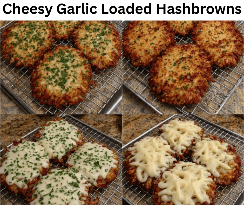 Anti-Inflammatory Cheesy Garlic Loaded Hashbrown - Keto Recipes